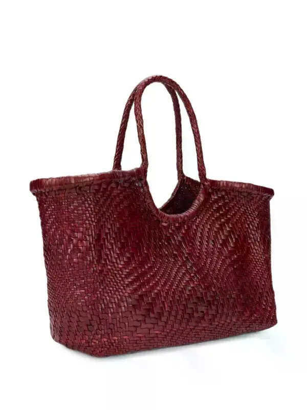 Dragon Diffusion Nantucket Woven Leather Tote Bag