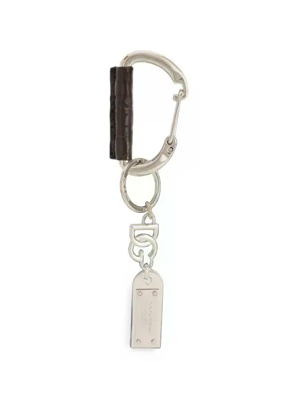 Dolce & Gabbana Dg Logo Plaque Keyrings