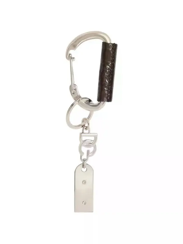 Dolce & Gabbana Dg Logo Plaque Keyrings