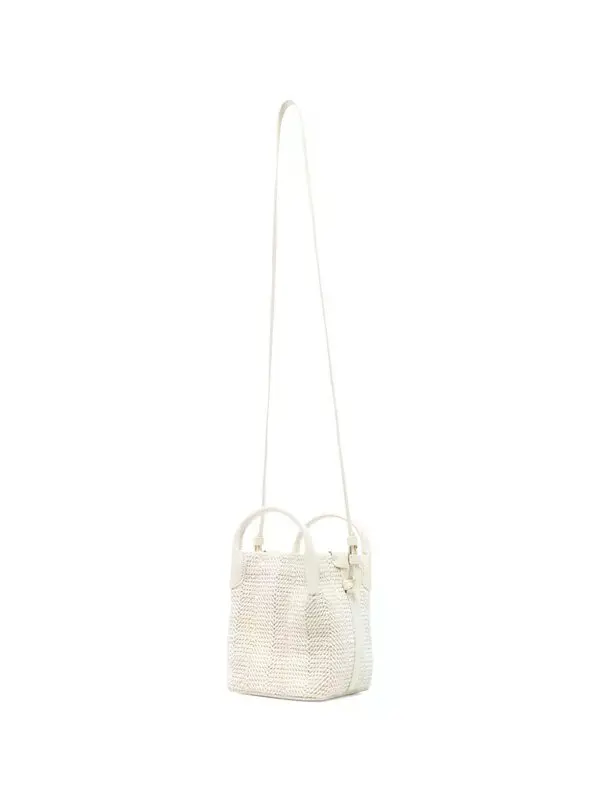 Loro Piana Micro Bale Woven Bucket Bag