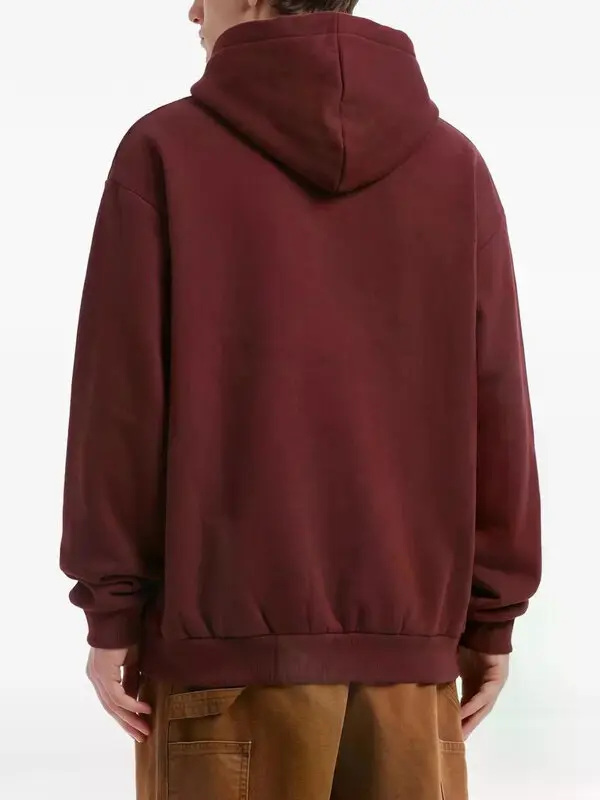 CHOCOOLATE Logo-embroidered Pouch-pocket Hoodie