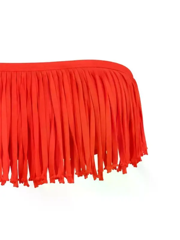 BANANA MOON Westo Fringes Bandeau Bikini - Red
