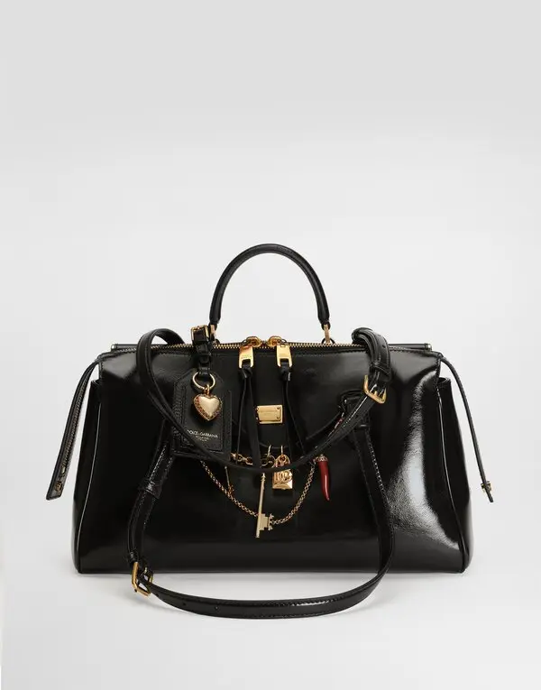Dolce & Gabbana Vittoria Calfskin Handbag Shoulder And Crossbody Bags - Multicolor