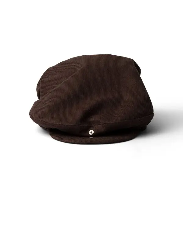 Prada Corduroy Cap