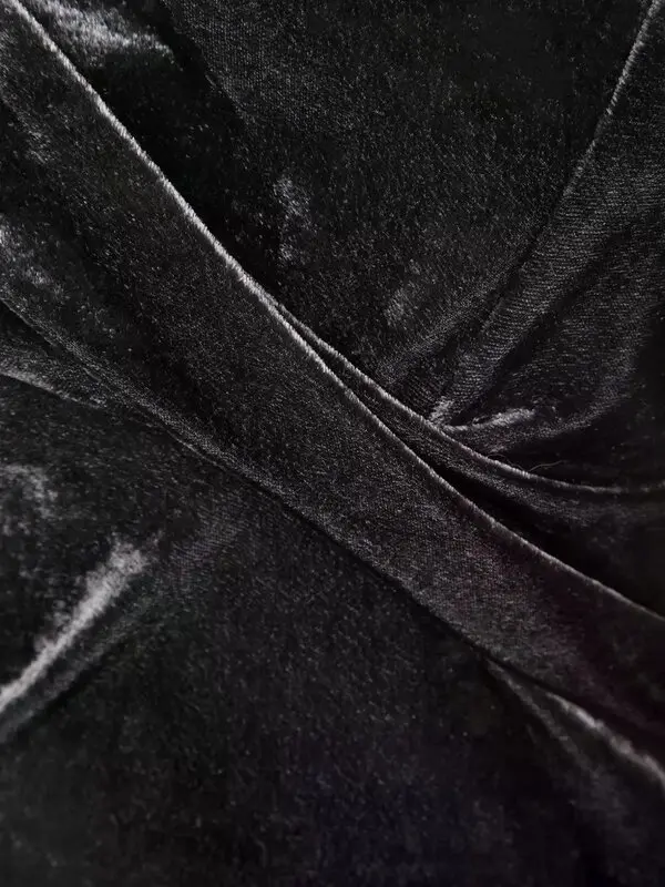 Giorgio Armani Draped Velvet T-shirt