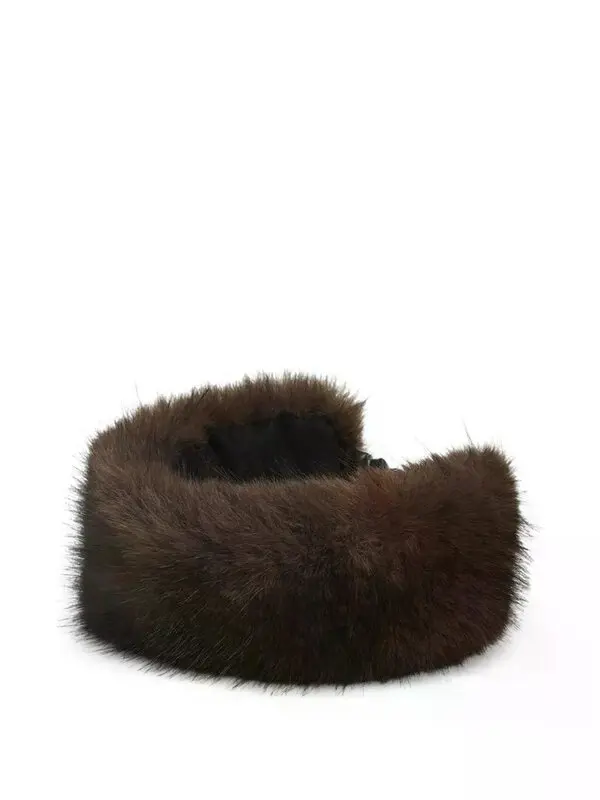 Apparis Eleni Faux-fur Headband - Brown