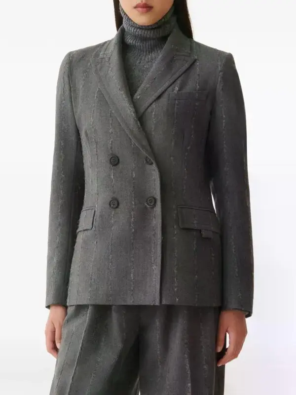Fabiana Filippi Double-breasted Pinstriped Jacket