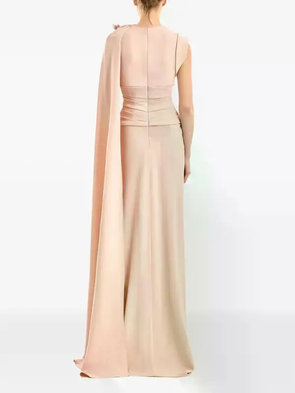 GEMY MAALOUF Embellished Feathered Dress