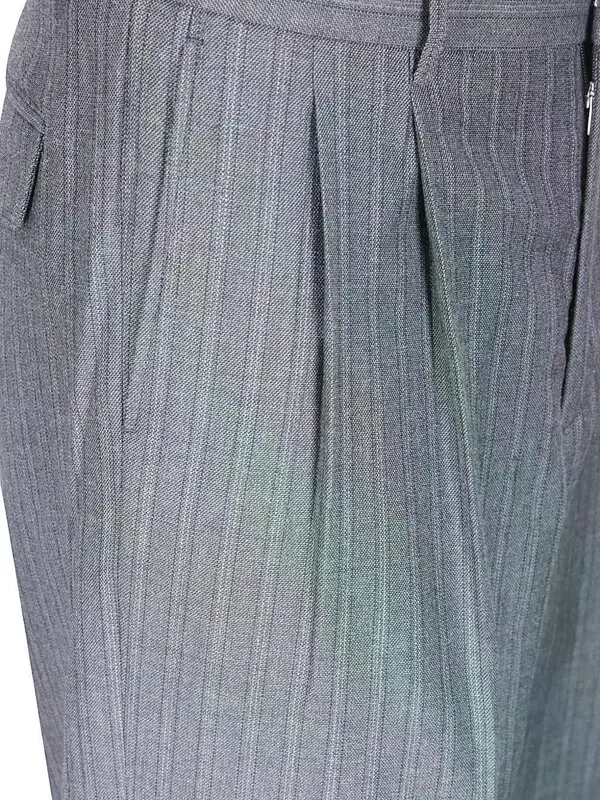 SUNFLOWER Pleated Pinstripe Trousers