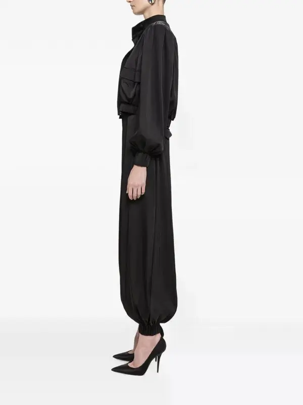 NISSA Viscose Oversized Cropped Jacket