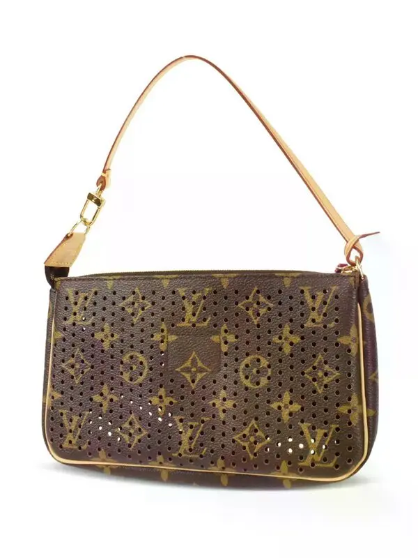 LOUIS VUITTON 2006 Pochette Accessoires Clutch Bag - Brown