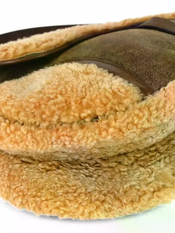 Dior 2005s Saddle Shearling Handbag