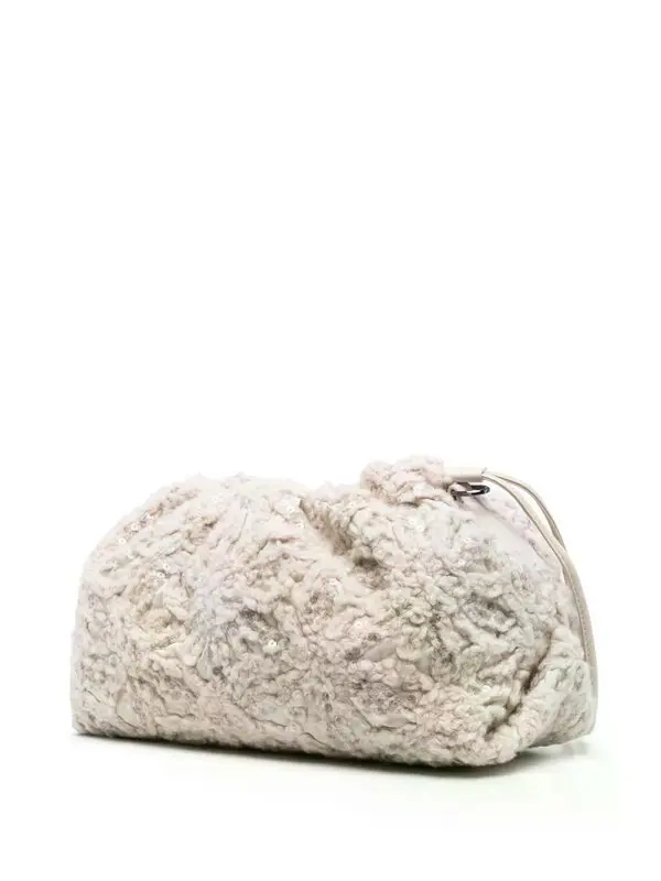 Brunello Cucinelli Dazzling Flowers-embroidered Shoulder Bag