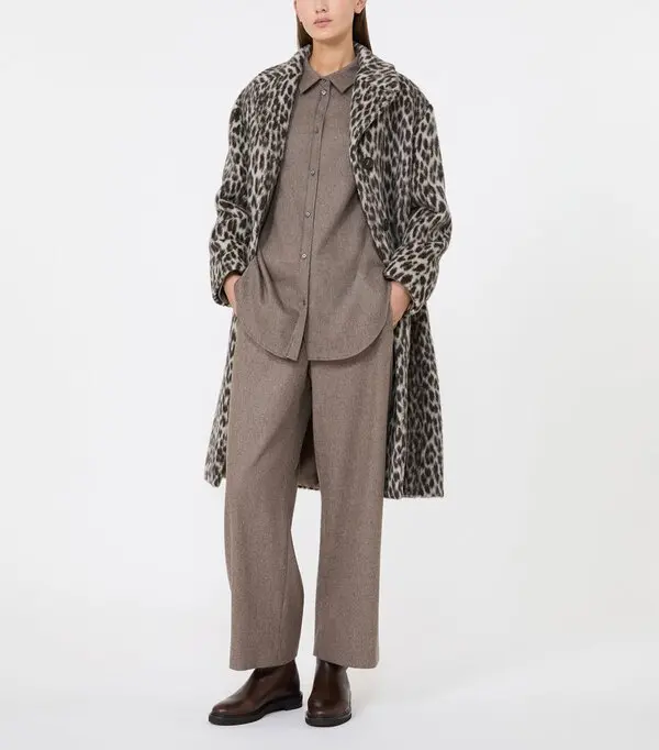 Max Mara Stretch-wool Drawstring Trousers