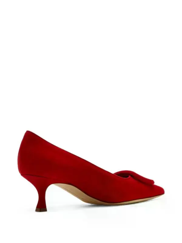Manolo Blahnik Maysale Suede Pumps