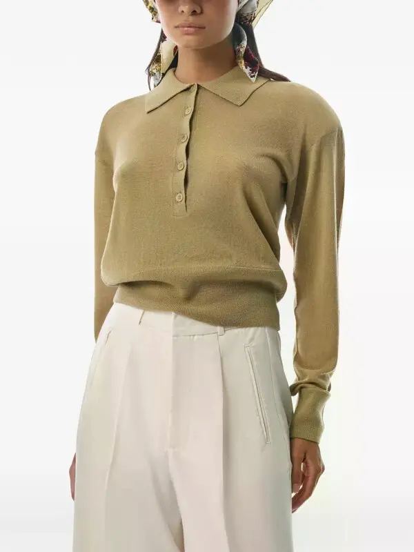 MEGUSTA Padded Knit Polo Shirt
