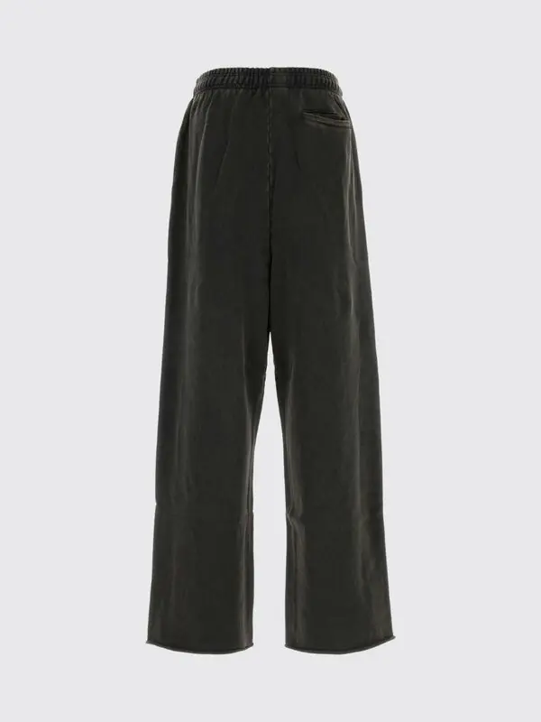 ENTIRE STUDIOS Cotton Jogging Pants With Slant Pockets - Grey