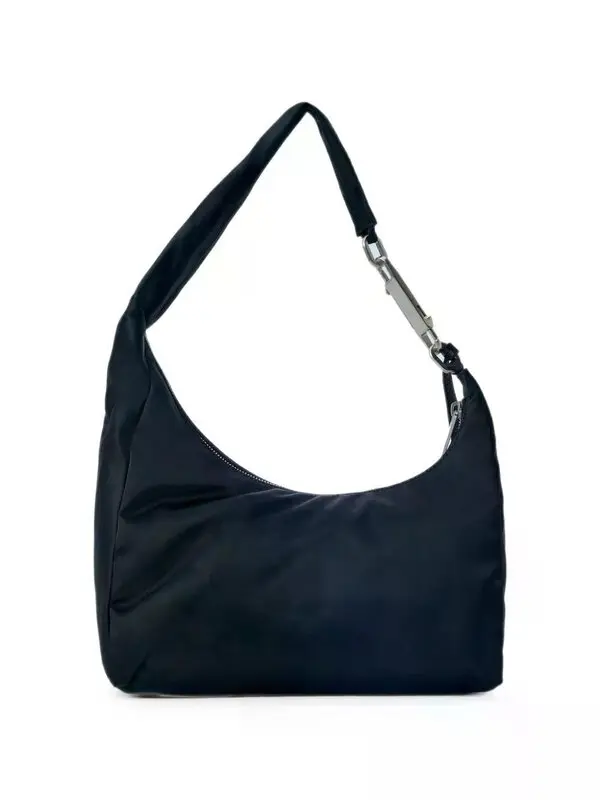 Rick Owens Small Gemini Satin-finish Curved Shoulder Bag