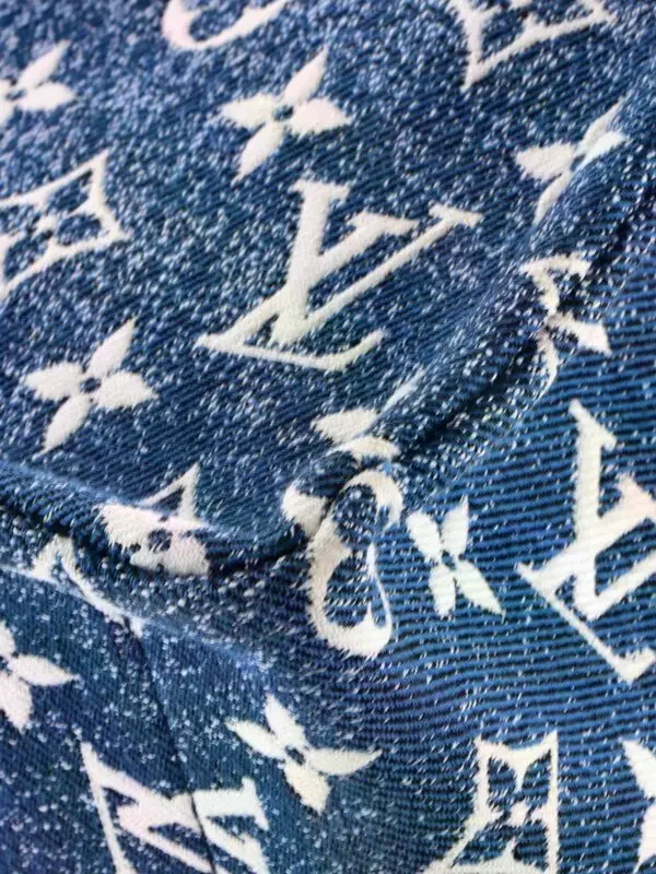 LOUIS VUITTON Onthego Tote Monogram Jacquard Denim Mm Shoulder Bag