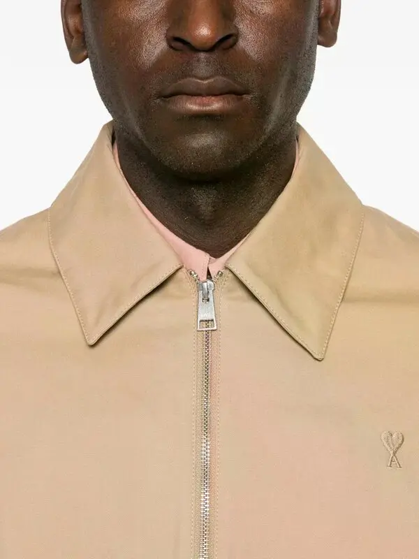 AMI Paris De Coeur Zip-up Jacket
