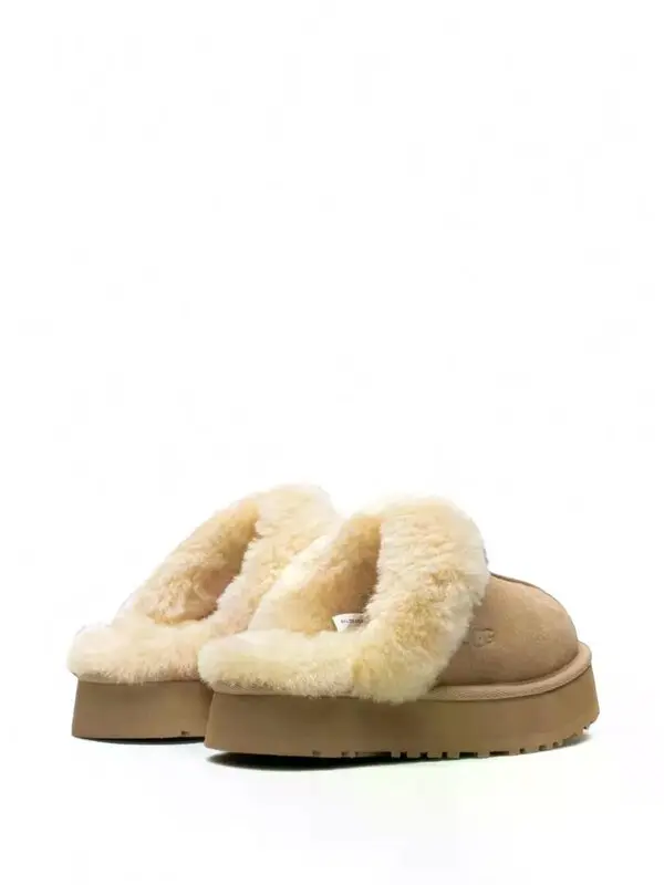 UGG Disquette Shearling Platform Mules