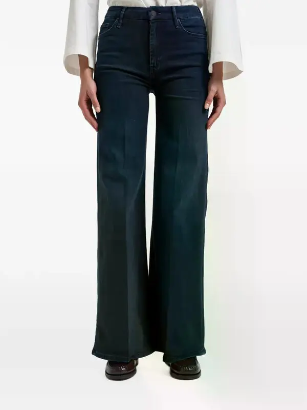 MOTHER High-waisted Wide-leg Jeans