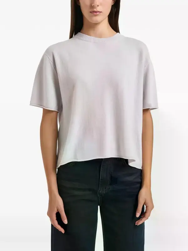 LISA YANG Crew-neck Short-sleeve T-shirt