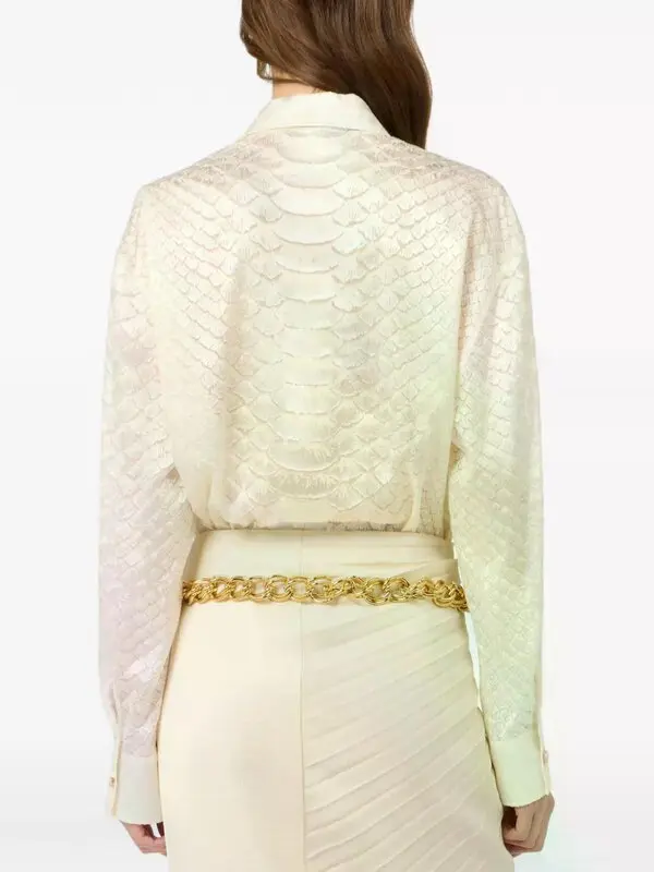 Roberto Cavalli Serpentine Print Shirt