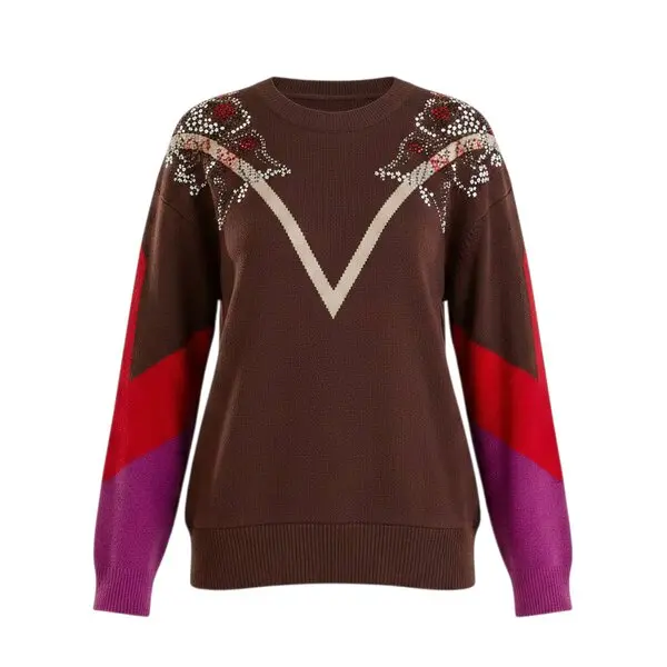 MAISON WANDA Sports Luxe Jumper - Black