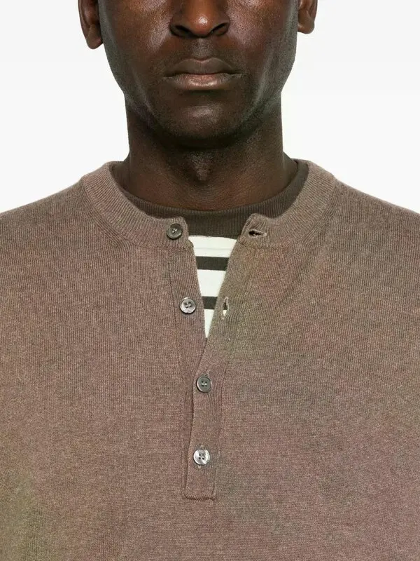 AMARANTO Button-placket Sweater