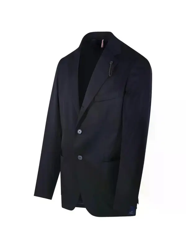 SANTANIELLO Single-breasted Notched-lapel Blazer