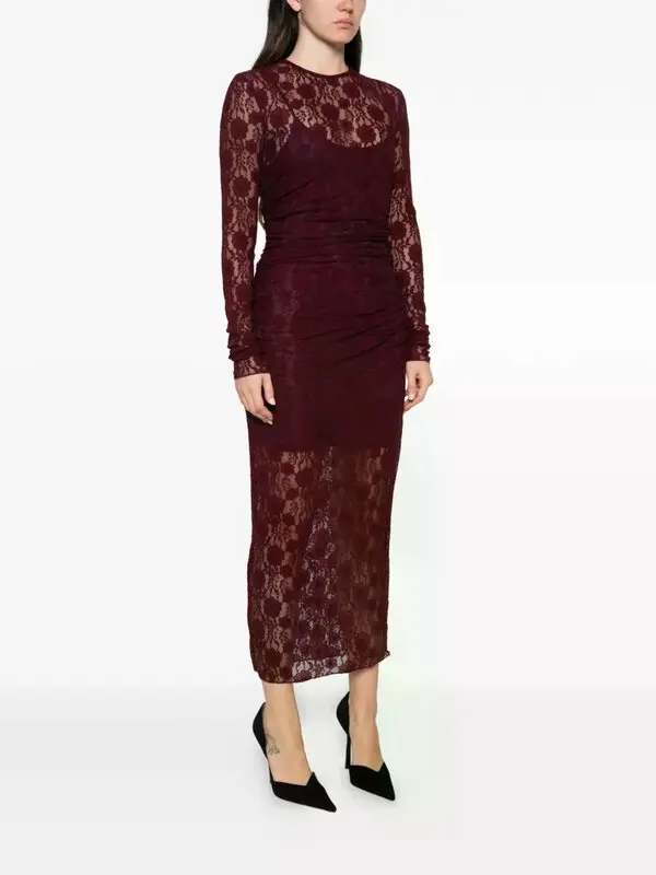 ANIYE BY Ruched Lace Dress