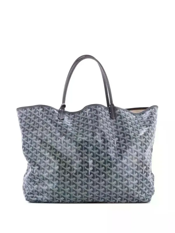 Goyard Saint Louis Coated Canvas Gm Tote Bag - Grey