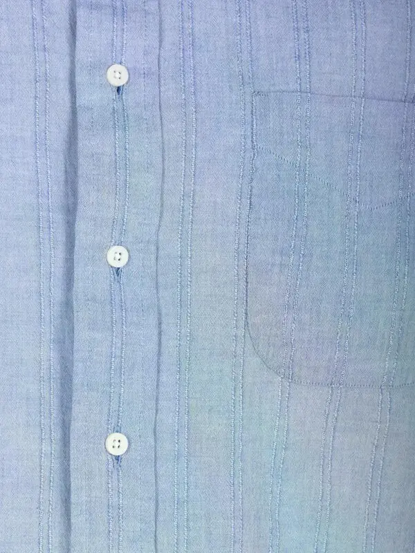 Gitman Bros Stripe-textured Button-down Shirt