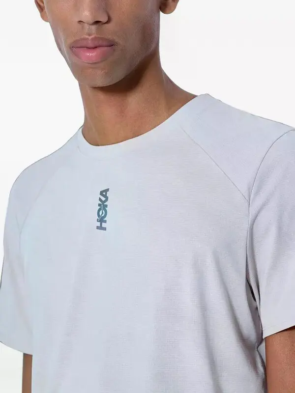HOKA® Logo-print Raglan-sleeve T-shirt