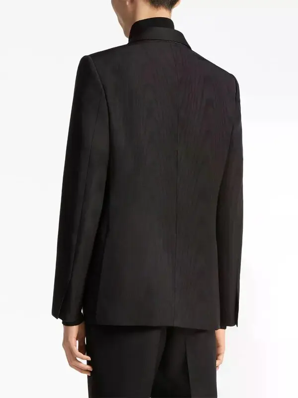 Zegna Single-breasted Silk Blazer