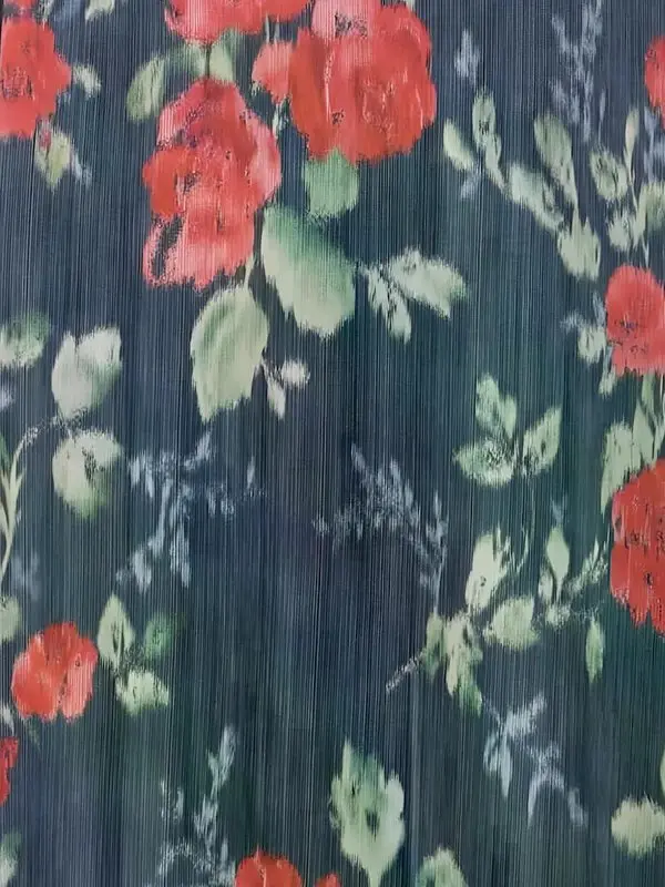 MARKARIAN Adelaide Floral-print Ruffled Gown