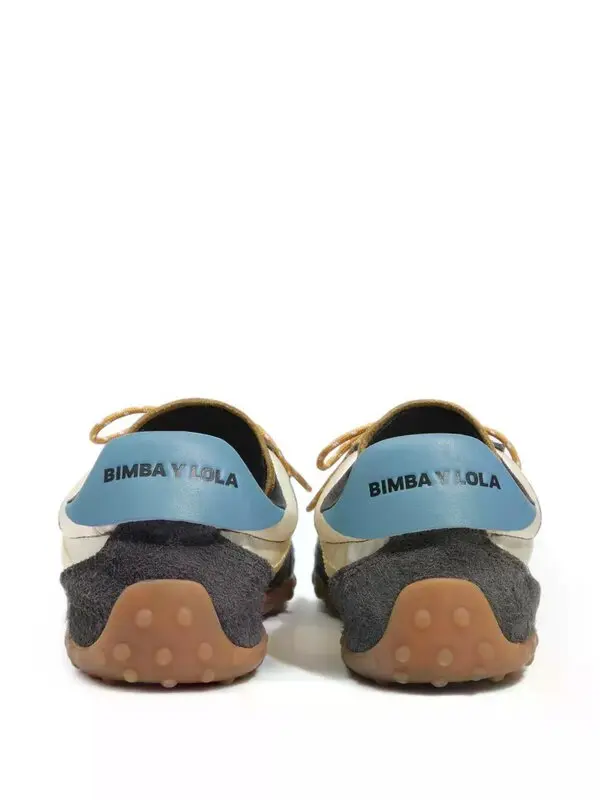 Bimba Y Lola Cream Suede And Fabric 13 22 Sneakers - Neutrals