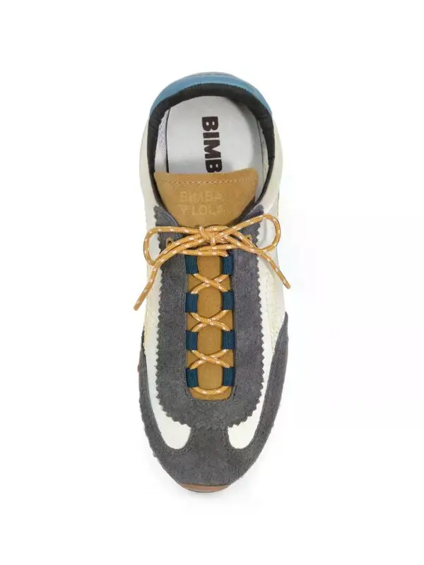 Bimba Y Lola Cream Suede And Fabric 13 22 Sneakers