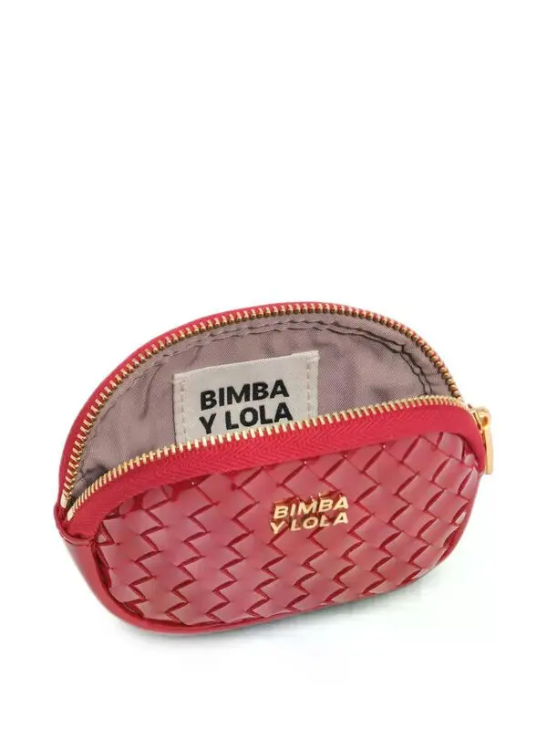 Bimba Y Lola Cherry Plaited Oval Coin Purse