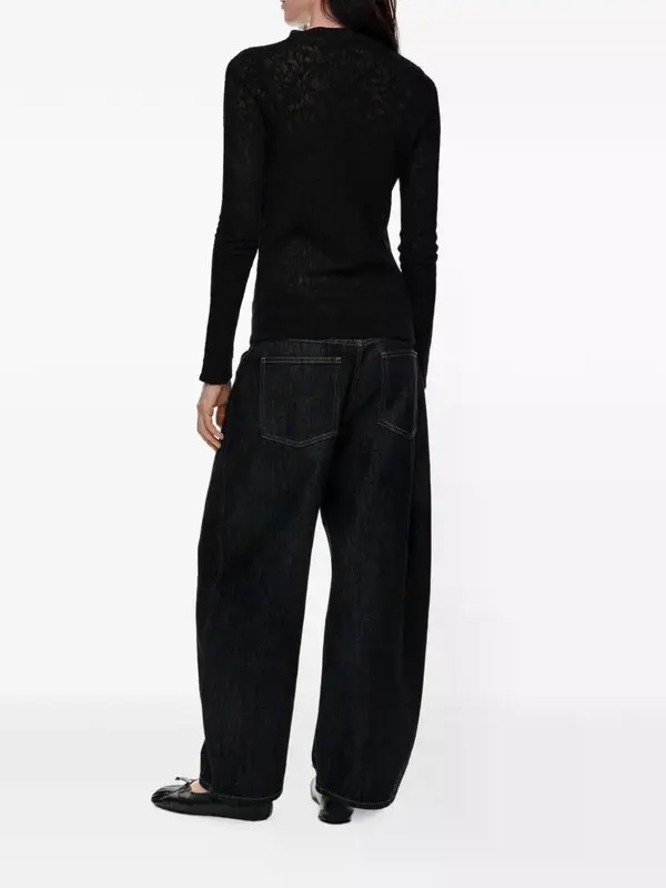 Bimba Y Lola Wool Jacquard T-shirt