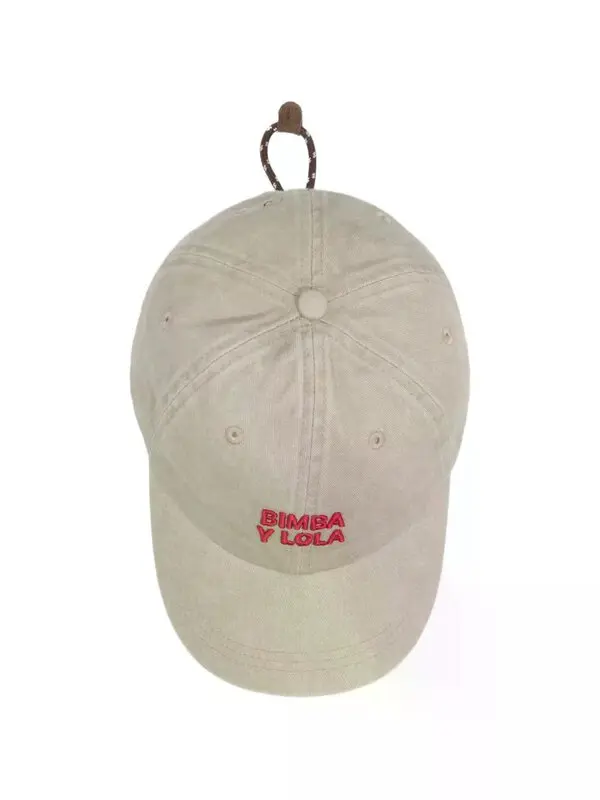 Bimba Y Lola Faded Taupe Cotton Cap