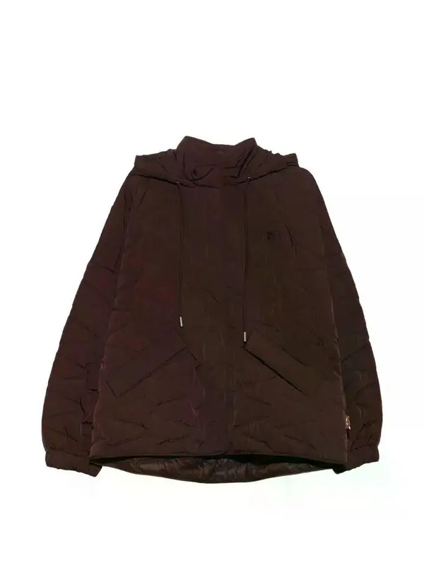 Bimba Y Lola Short Chocolate Padded A-line Trench