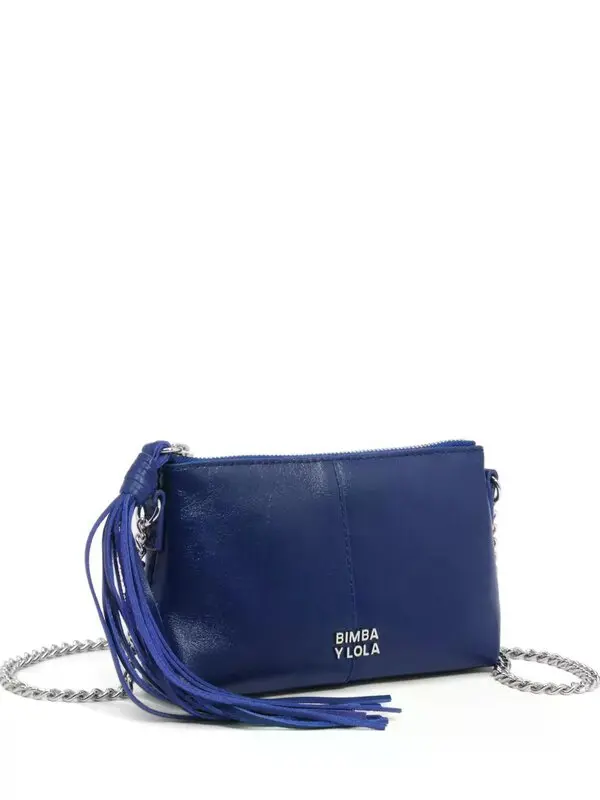 Bimba Y Lola Electric- Fringed Leather Mini Bag