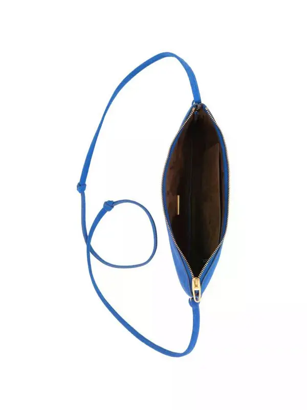 Bimba Y Lola Small Electric- Suede Clutch Bag - Blue