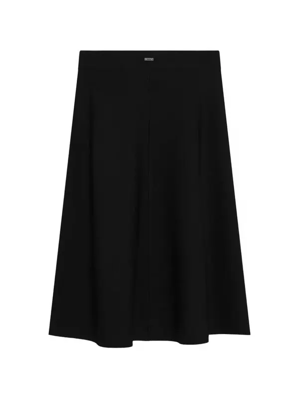 Max Mara A-line Knitted Skirt - Black