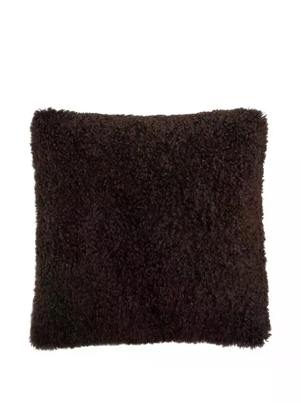 Apparis Brenn Bouclette Faux-shearling Pillow - Brown