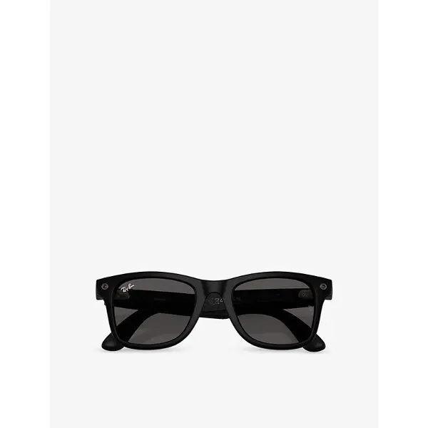 Ray-ban Rw4011 Wayfarer Square-frame Injected Meta Ai Glasses