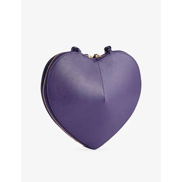 Alaïa Le Cœur Leather Cross-body Bag - Iris