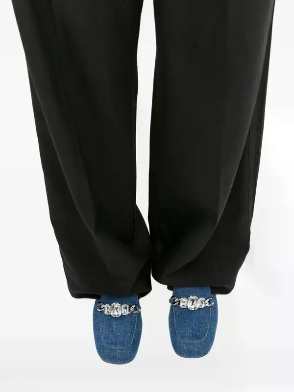 Miu Miu Crystal-embellished Loafers